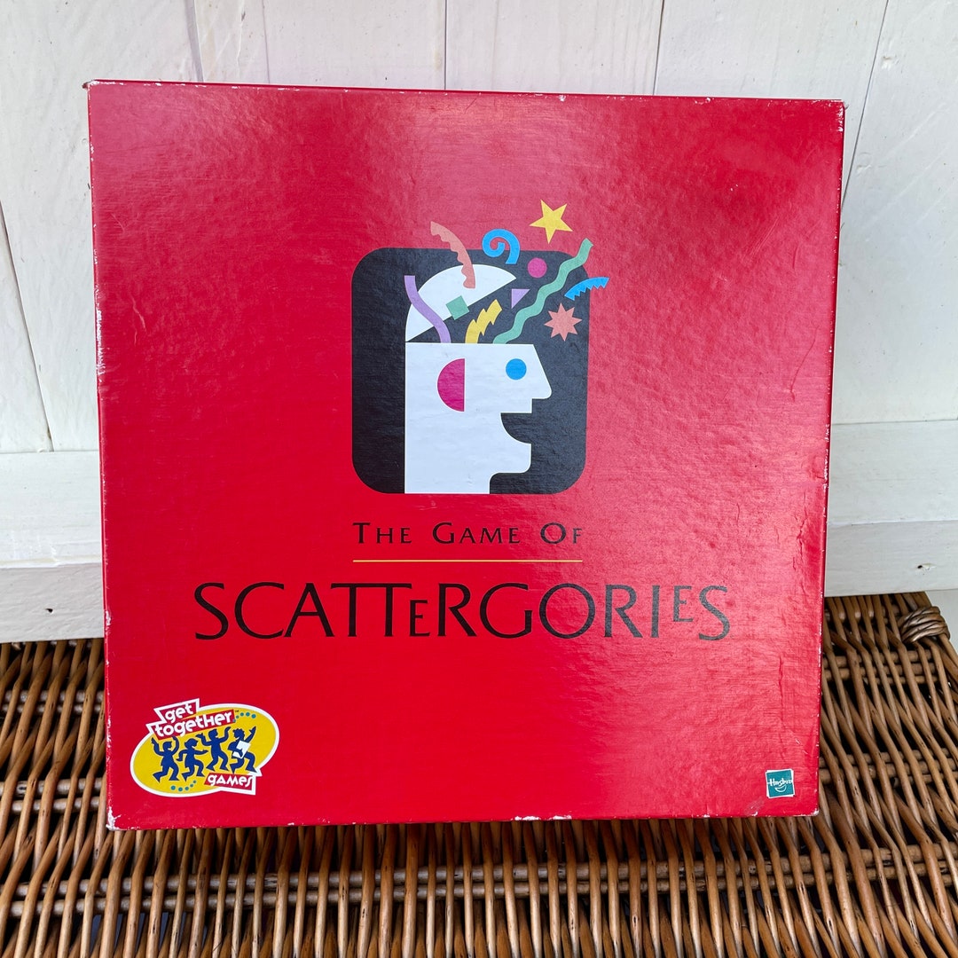 Scattergories Board Game for 2 to 6 Players by Hasbro Complete - Etsy
