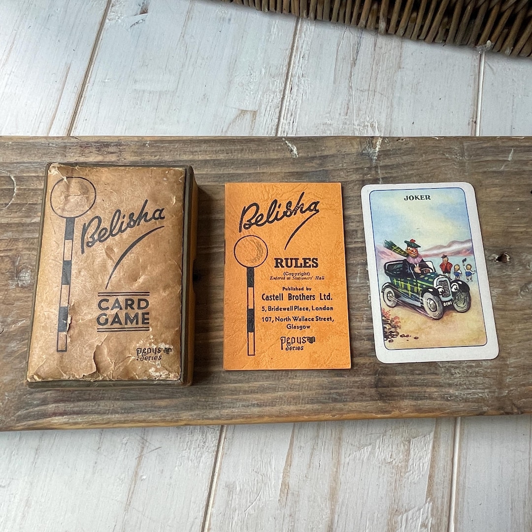 Vintage Belisha Card Game Pepys Series Castell Brothers 1930s Rummy ...