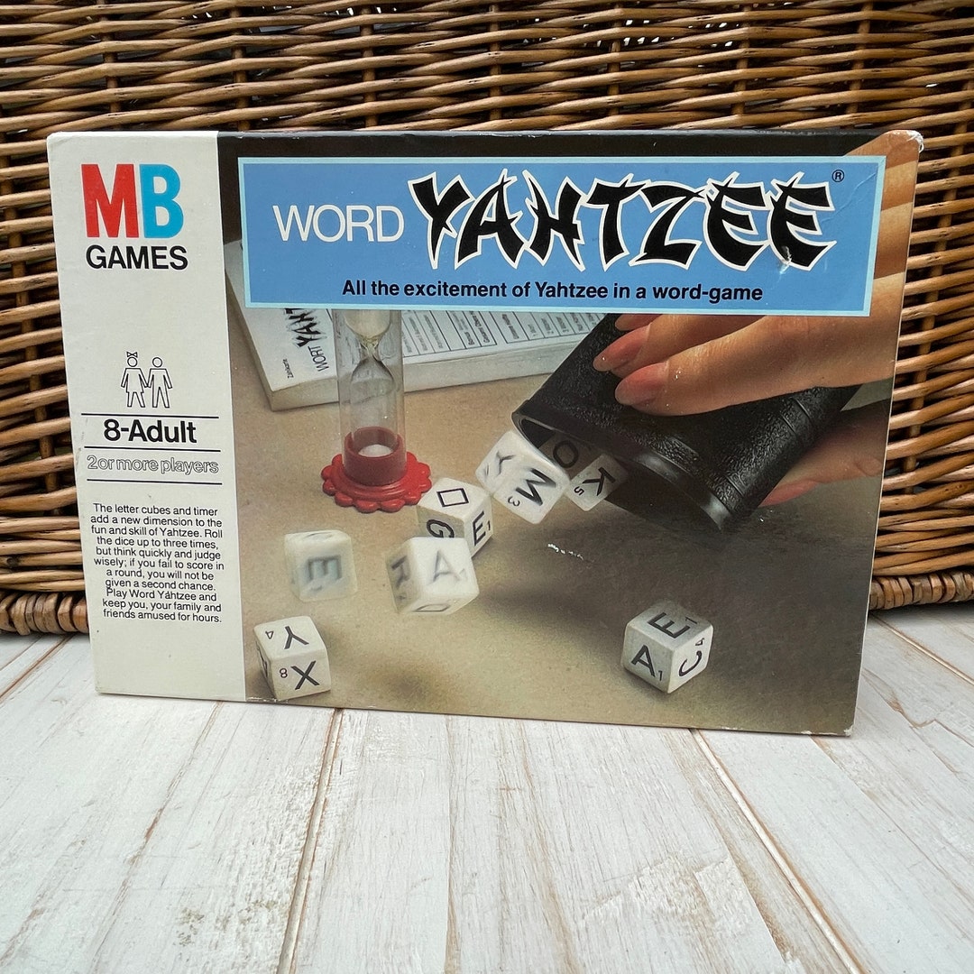 Vintage Yahtzee Word Dice Game MB Games Complete Original 1979 - Etsy