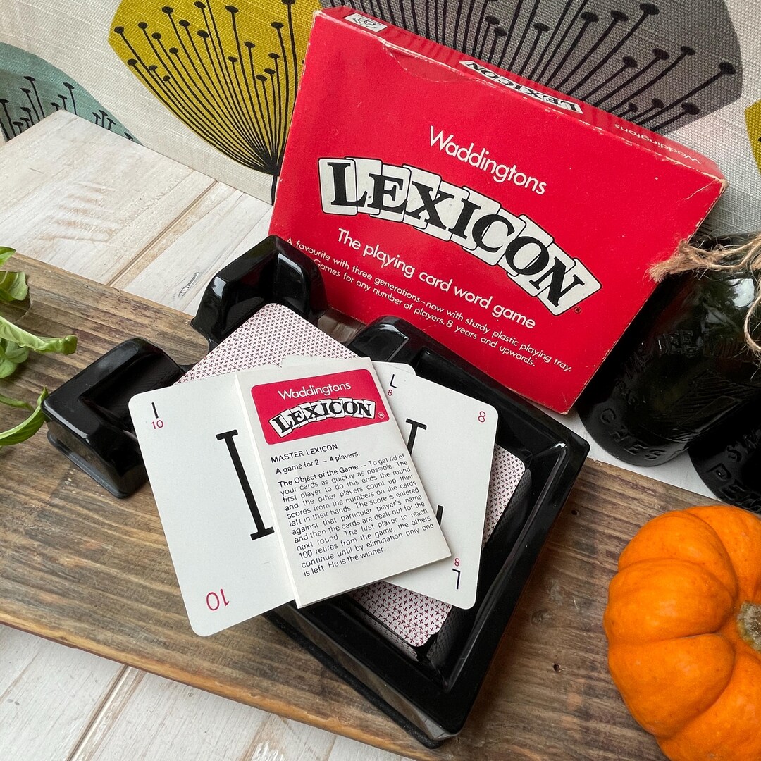 Vintage Lexicon Waddingtons Classic Word Game Age 8 2-4 Players Retro ...