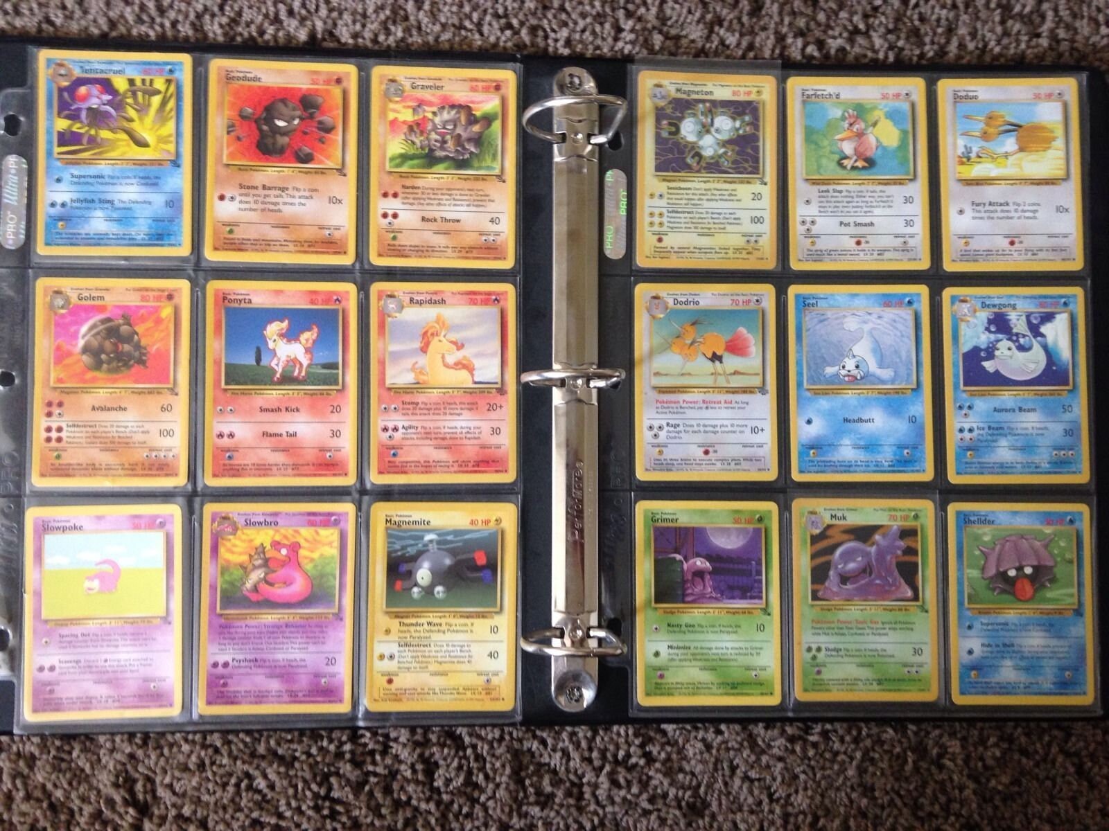 50% MODERATELY PLAYED Pokemon Cards Complete Set ALL 151 / 150 Original ...