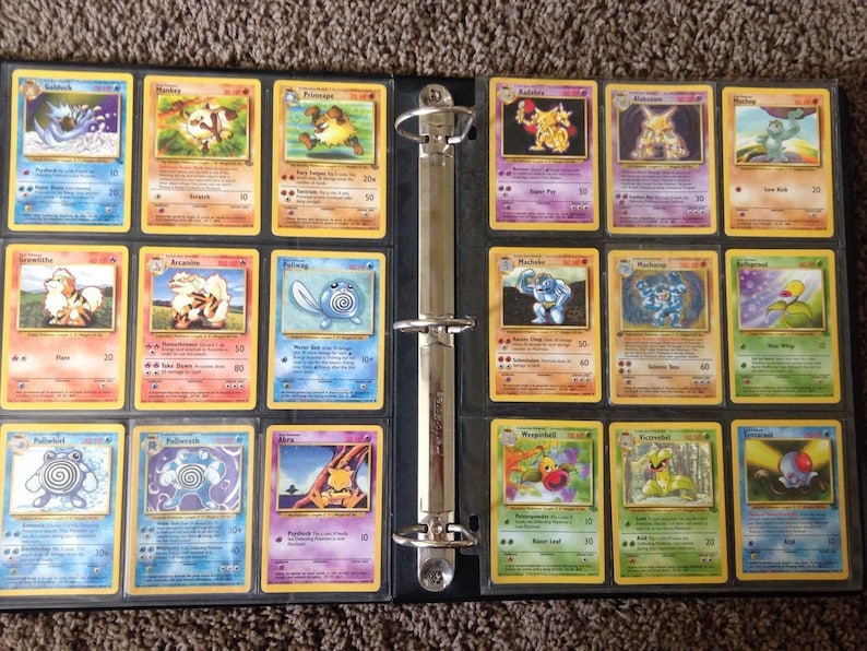 45 HOLOS Pokemon Cards ALL 151 / 150 Original Complete Set Base, Jungle ...