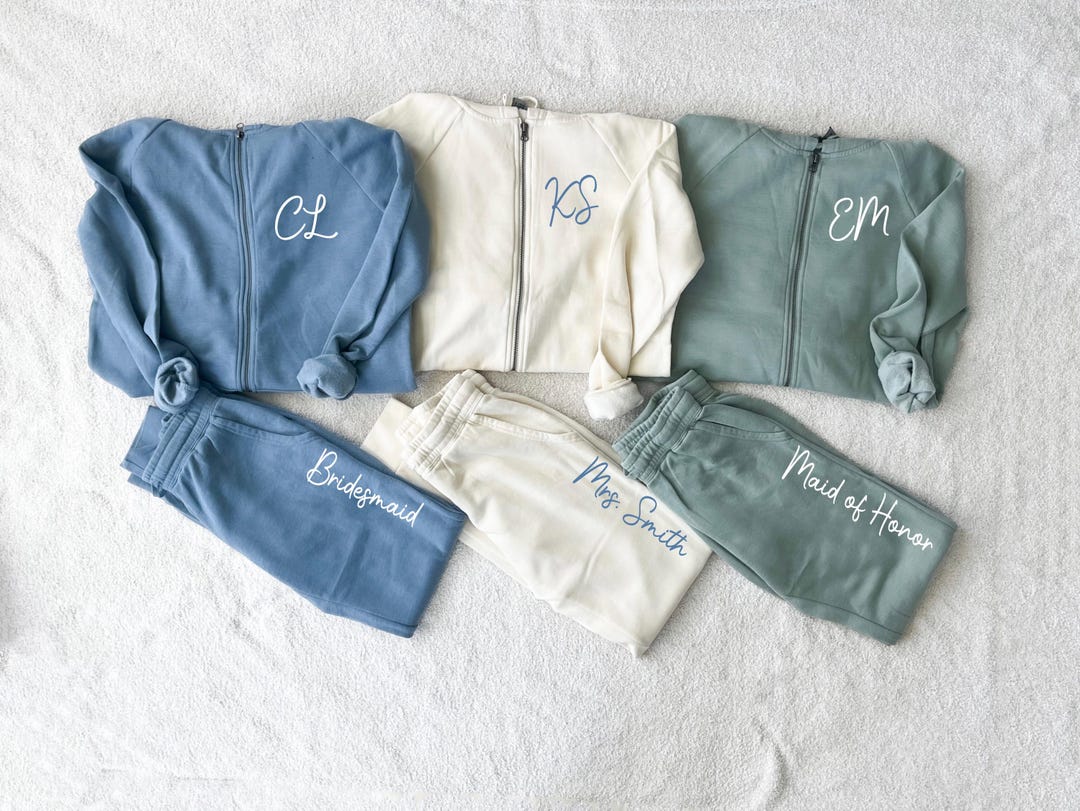 Bridesmaid PJ Set, Custom Wedding Pajamas, Bridal Party Pajamas ...
