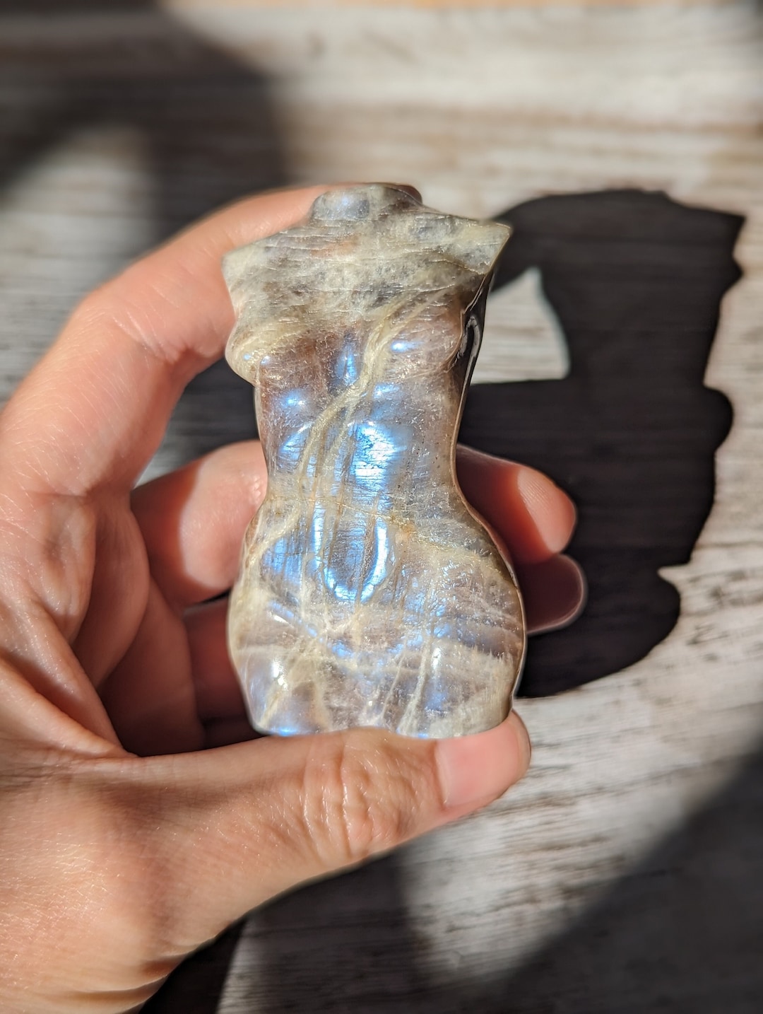 Moonstone Female Body | Crystal Goddess Body | Moonstone Carving ...