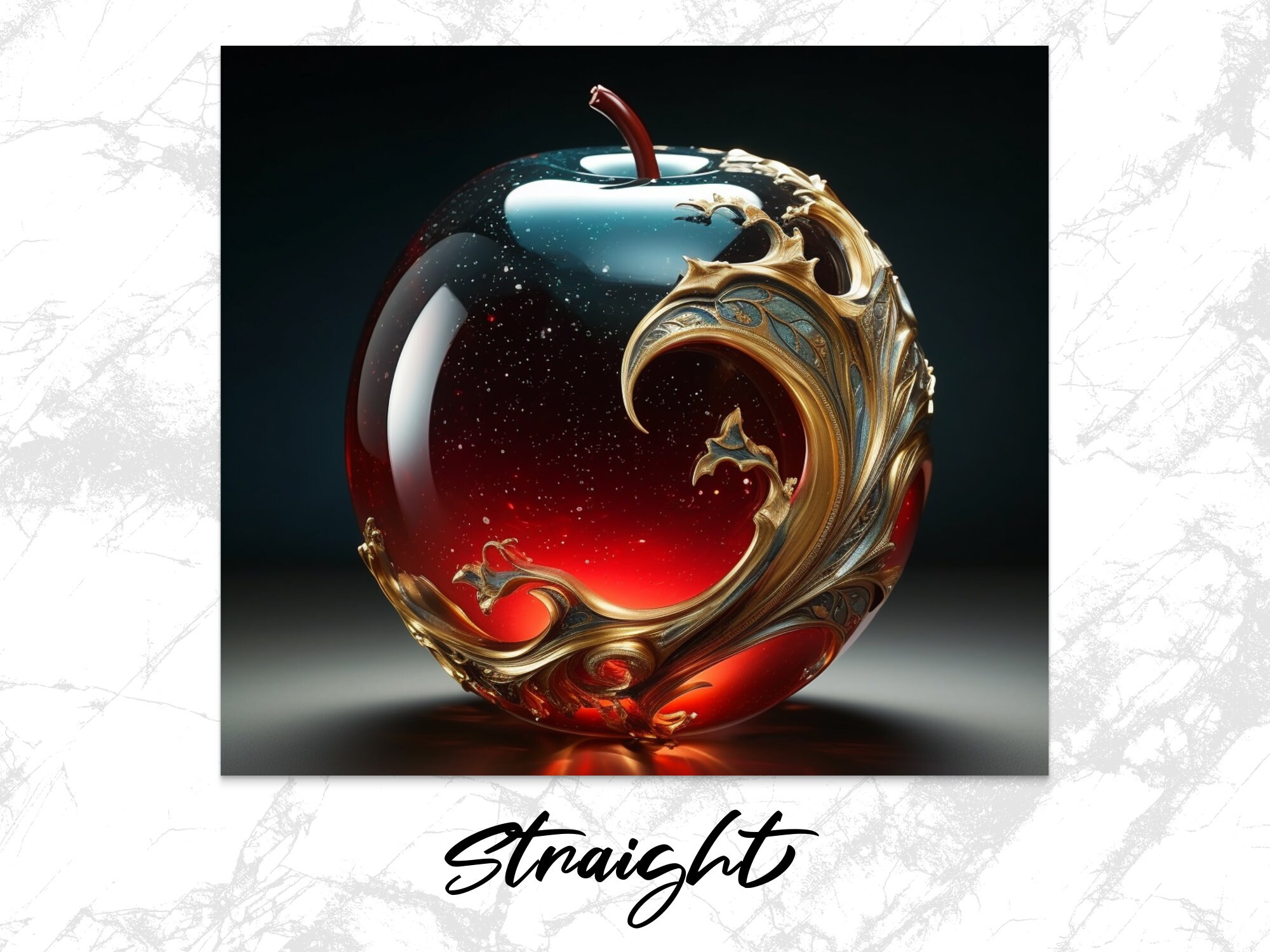 Sinful Apple 20oz Sublimation Tumbler Design, Straight and Tapered ...