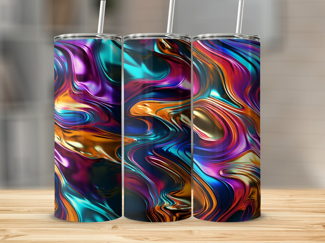 Liquid Vintage Art, 20oz Sublimation Tumbler Design, 9.2x8.3 Inch ...