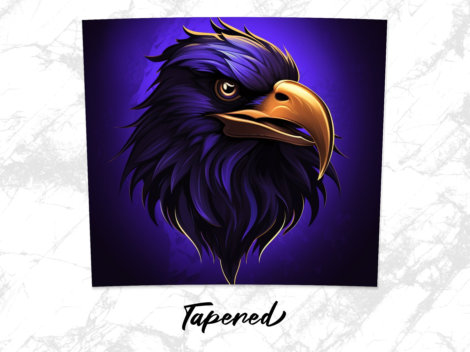 Purple Ravens 20oz Skinny Tumbler Wrap Straight and Tapered Tumbler ...