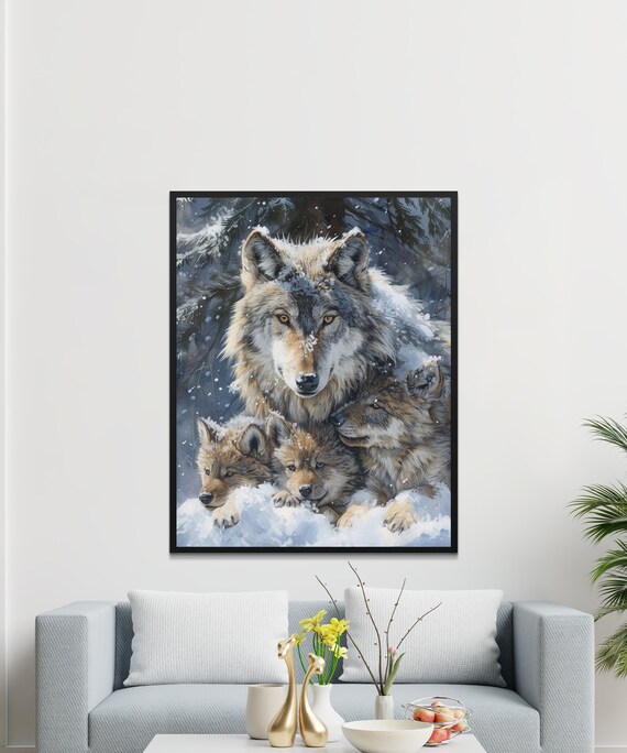 Digital Art Wolves Free Wolves Howling Night Image | Download At