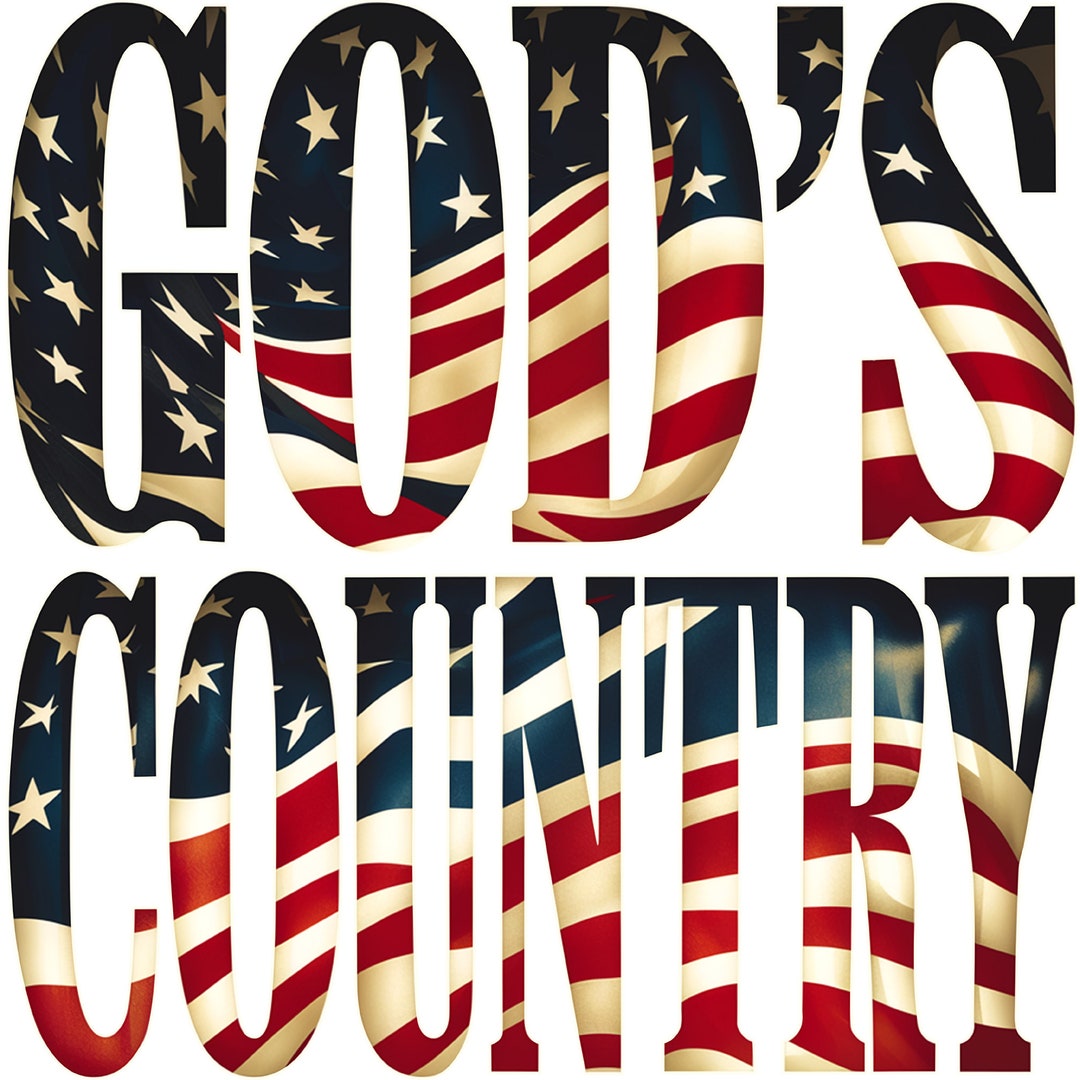 God's Country SVG Digital Cut, Vector File, Faith Country Design ...