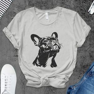 French Bulldog Head Pose SVG Digital Cut, French Bulldog Svg, Vector ...