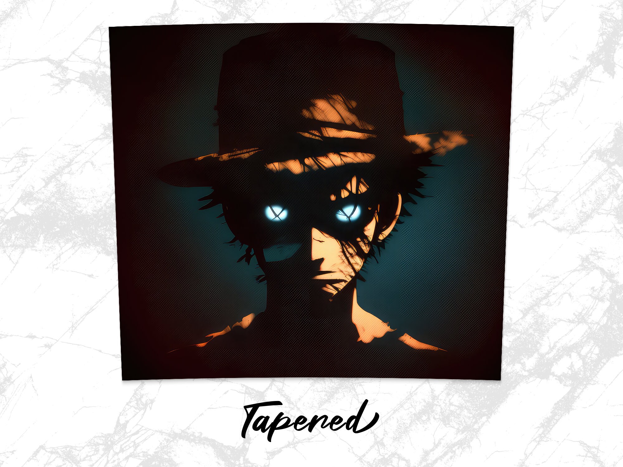 Sinister Luffy Horror Anime, 20oz Sublimation Tumbler Design, Straight ...