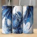 Blue Dragon Tumbler, 20oz Skinny and Straight Sublimation Tapered Png ...