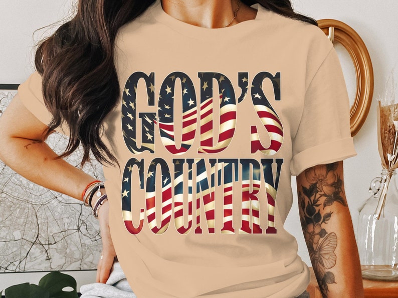 God's Country SVG Digital Cut, Vector File, Faith Country Design ...