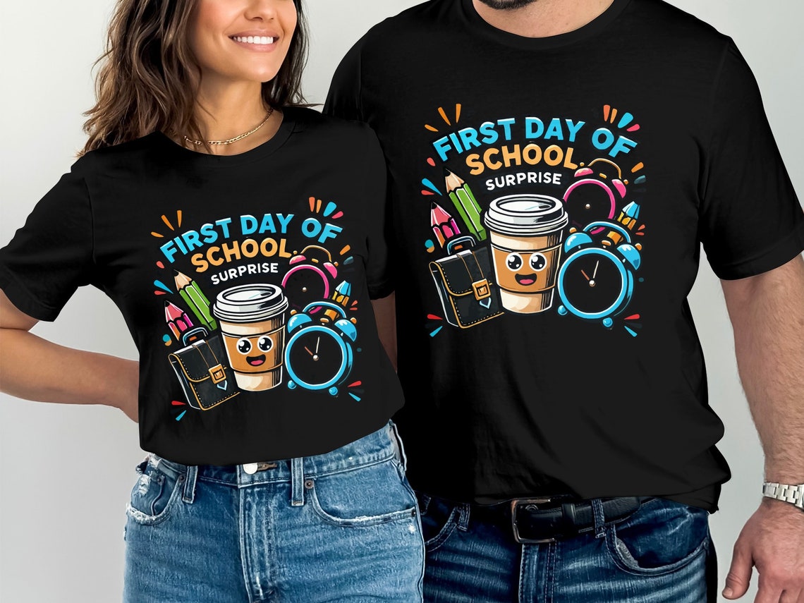 First Day of School Surprise Digital SVG Cut, First Day of School Png ...