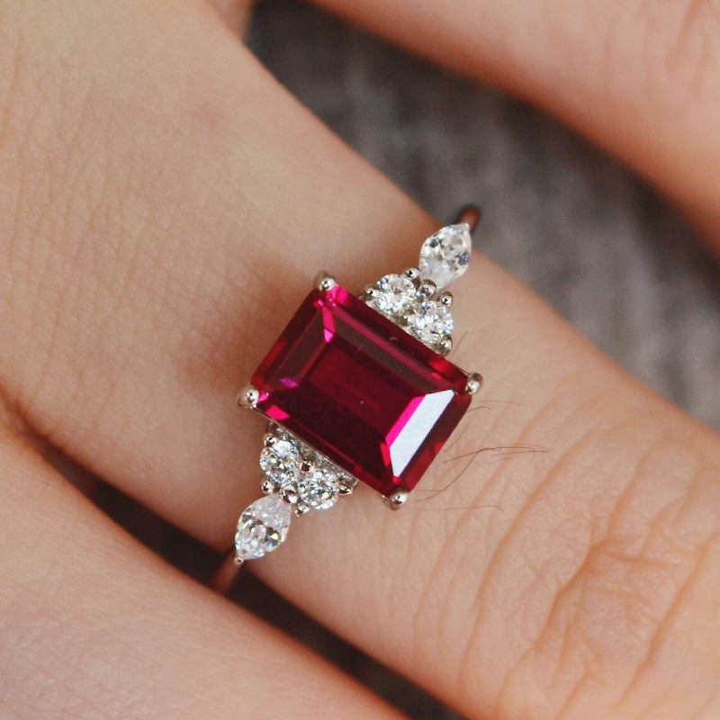 Ruby Rings for Women - Etsy