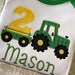 Monogram Tractor Birthday Raglan Tee Farm Birthday Shirt | Etsy