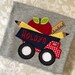 Back to School Dump Truck Applique Tee, First Day of School Shirt, Boys ...