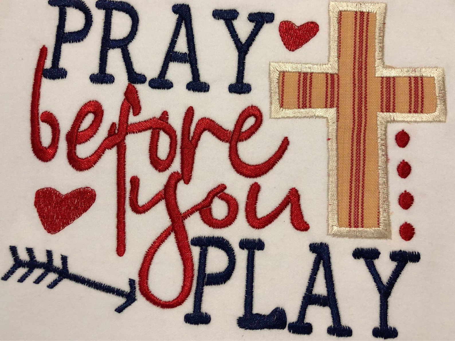 Pray Before You Play Applique Kids Raglan Tee Kids Baseball - Etsy