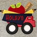 Back to School Dump Truck Applique Tee, First Day of School Shirt, Boys ...