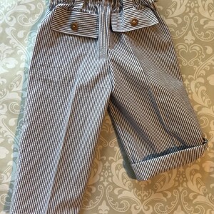 Shrimp Boil Monogram Tee and Seersucker Clam Digger Pants for Boys ...