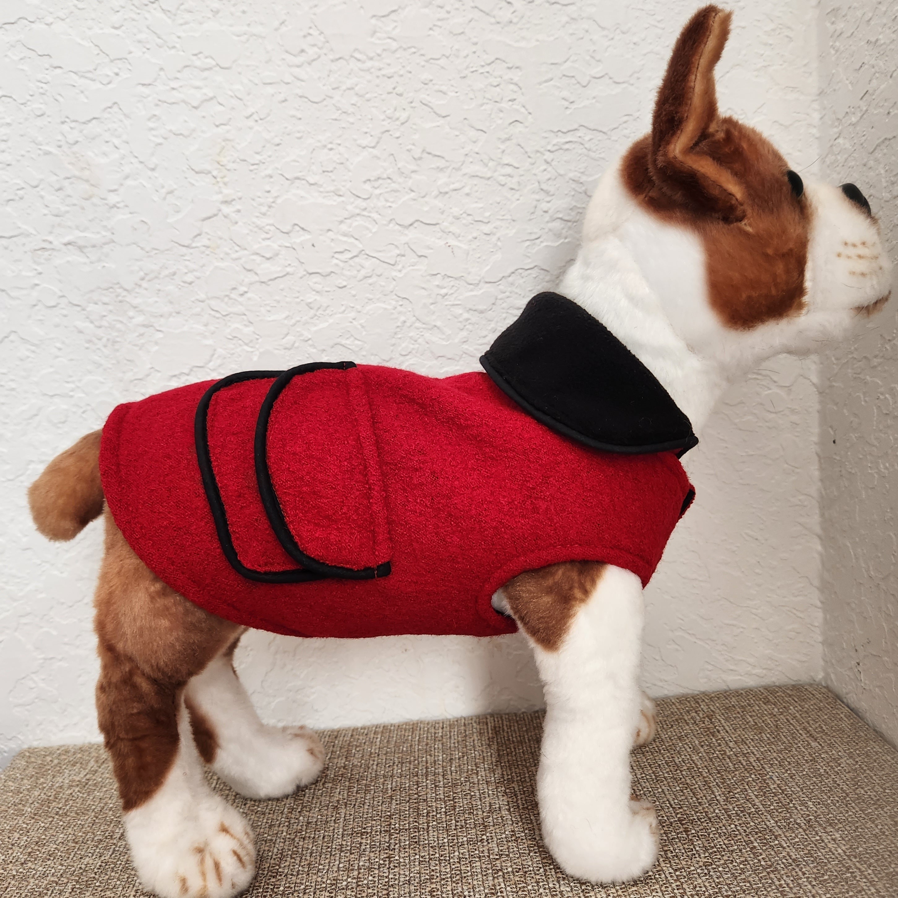 Fashionable and Functional Red and Black Dog Sweatshirt - Keep Your Pet ...