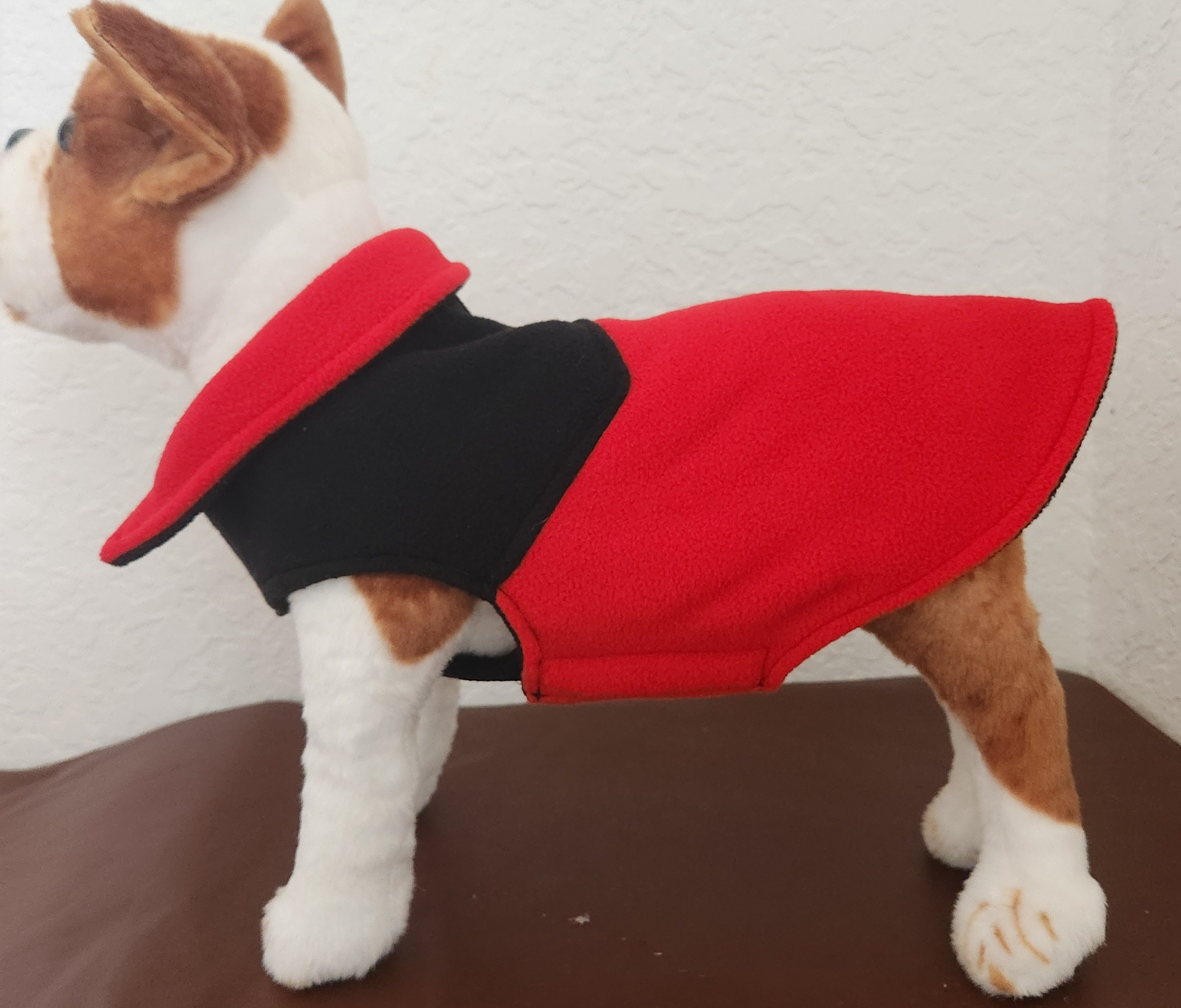 Fashionable and Functional Red and Black Dog Sweatshirt Keep Your Pet ...