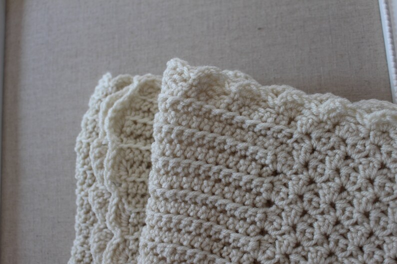 Handmade Neutral Knit Throw/blanket Custom Color/size - Etsy