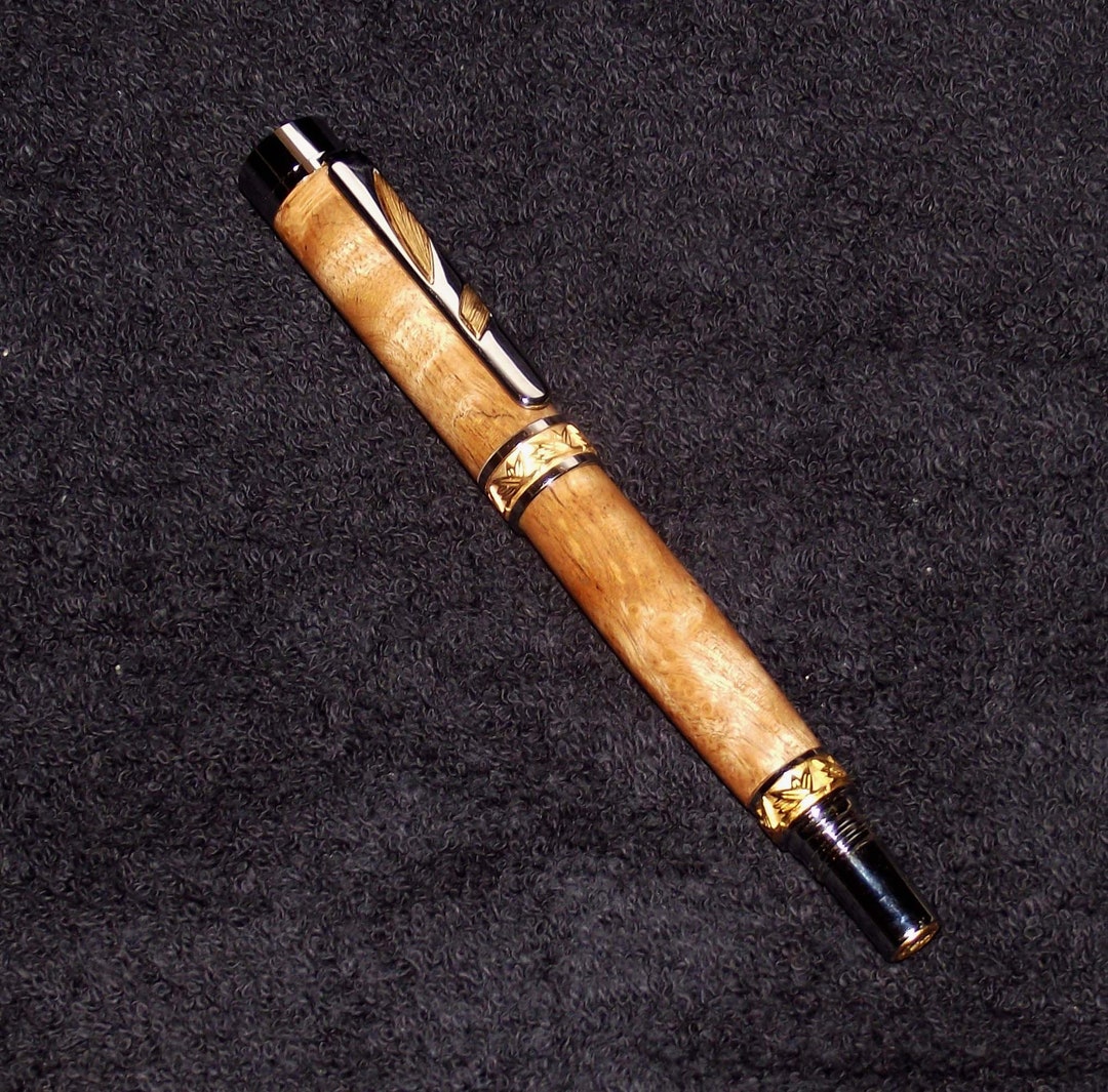 Imperial Rollerball in Pyinma Burl Exotic Wood - Etsy