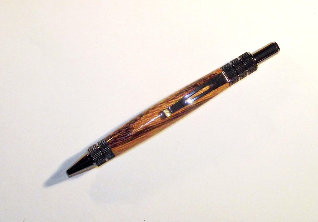 Clever Click Ballpoint Pen With Exotic Wood - Etsy