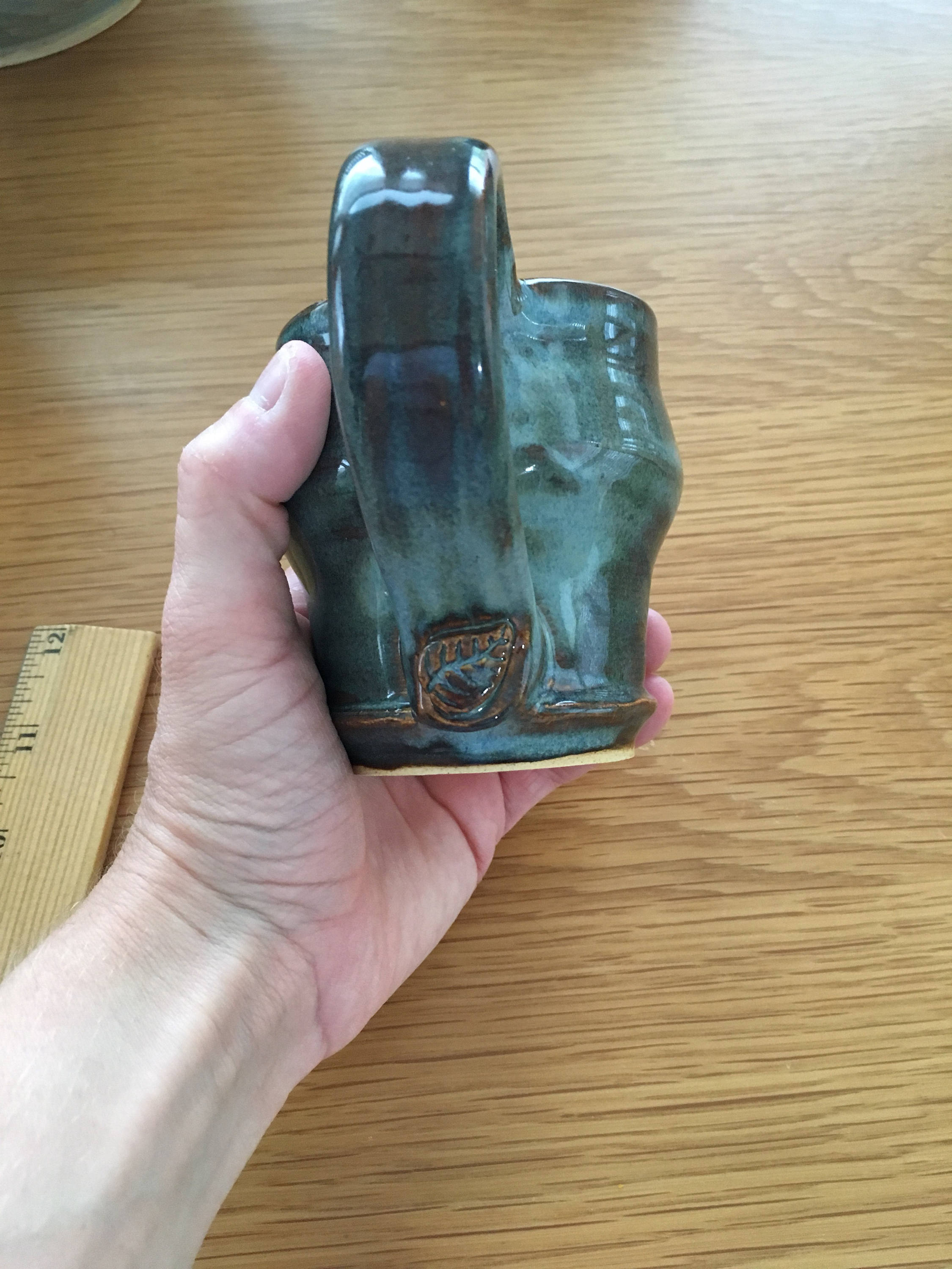 Small Red-blue Mug - Etsy