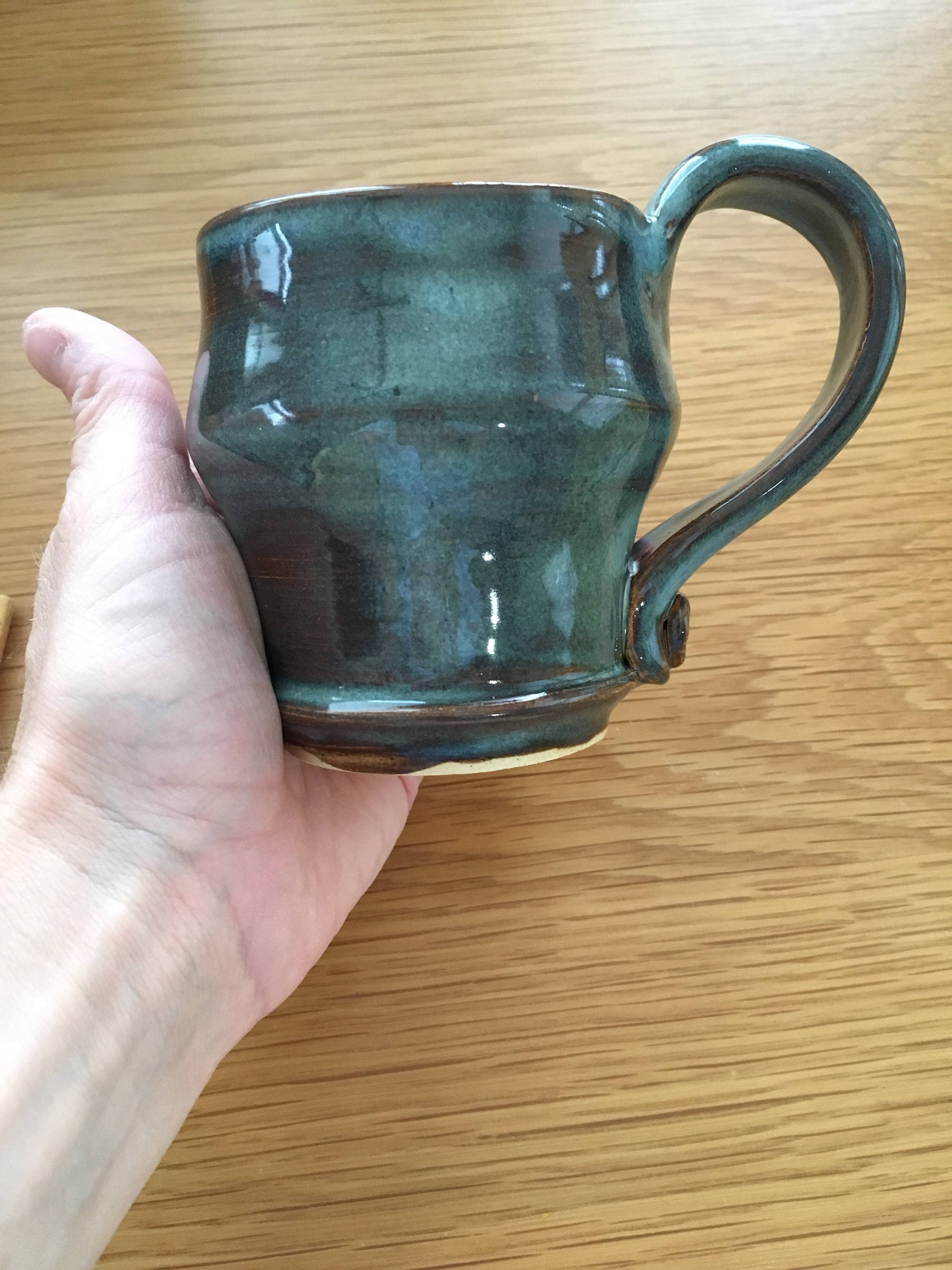 Small Red-blue Mug - Etsy