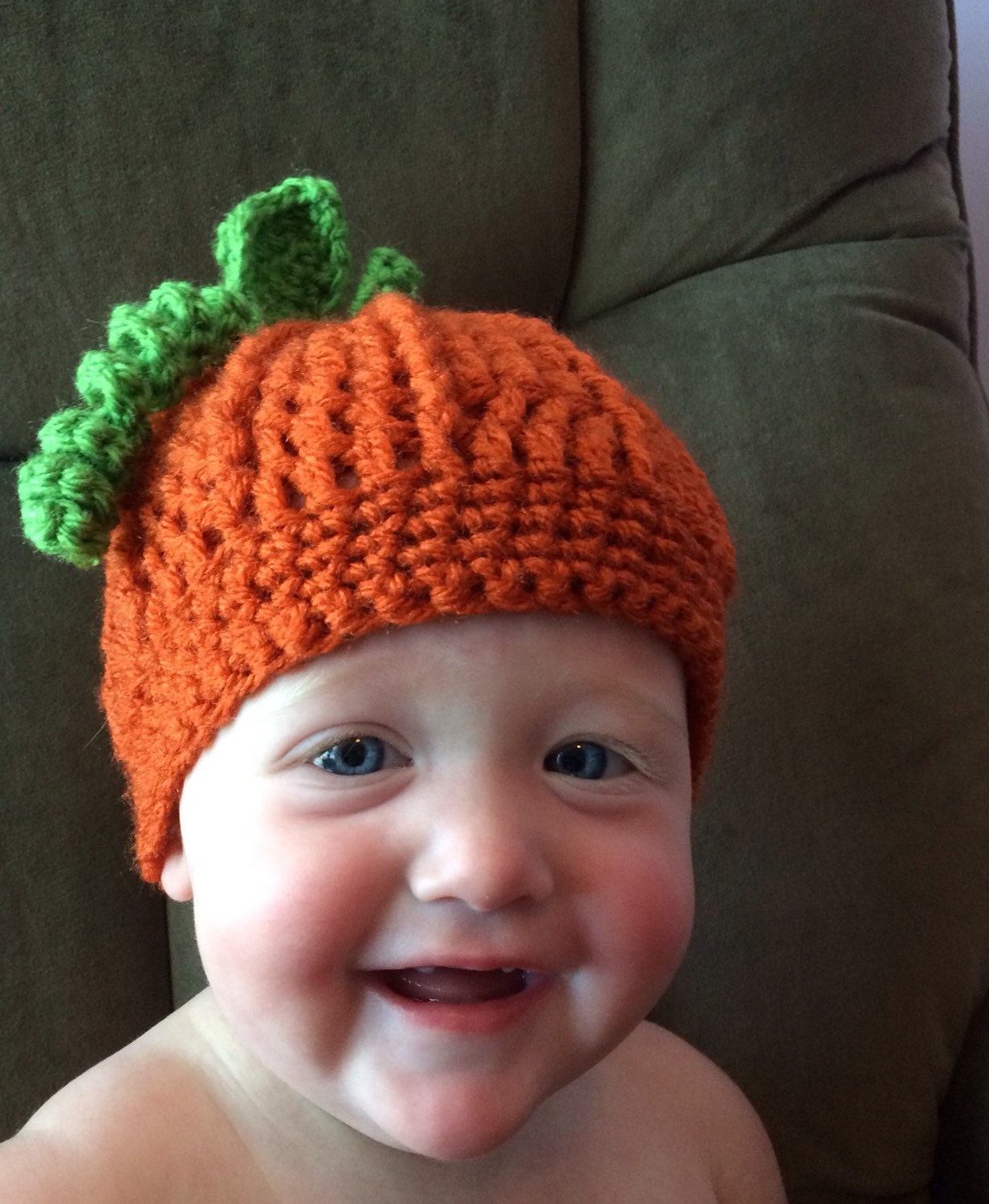 Pumpkin Hat - Baby - Etsy