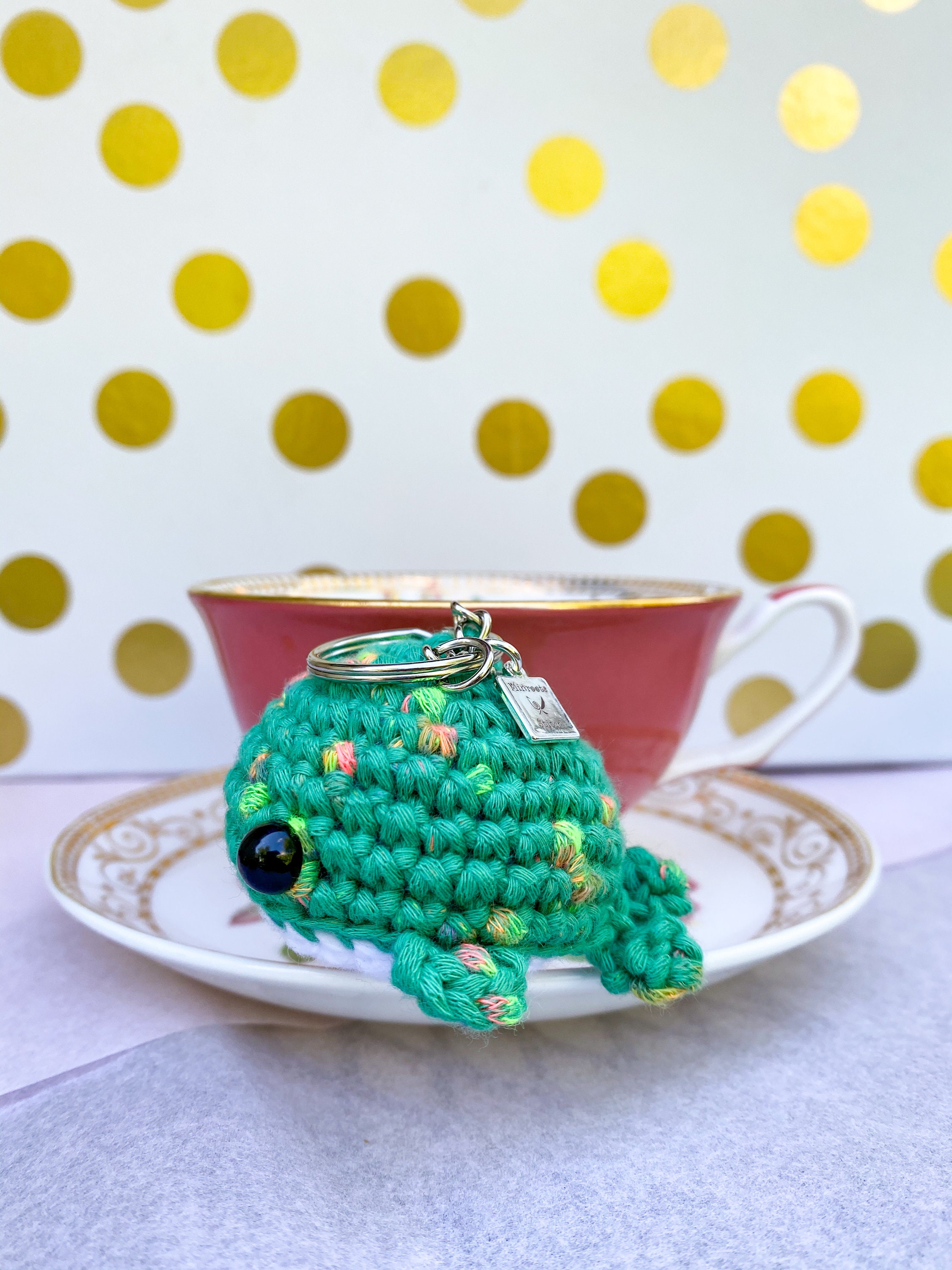 Crochet Barnacle Whale Keychain Black Eyes/White Belly | Etsy