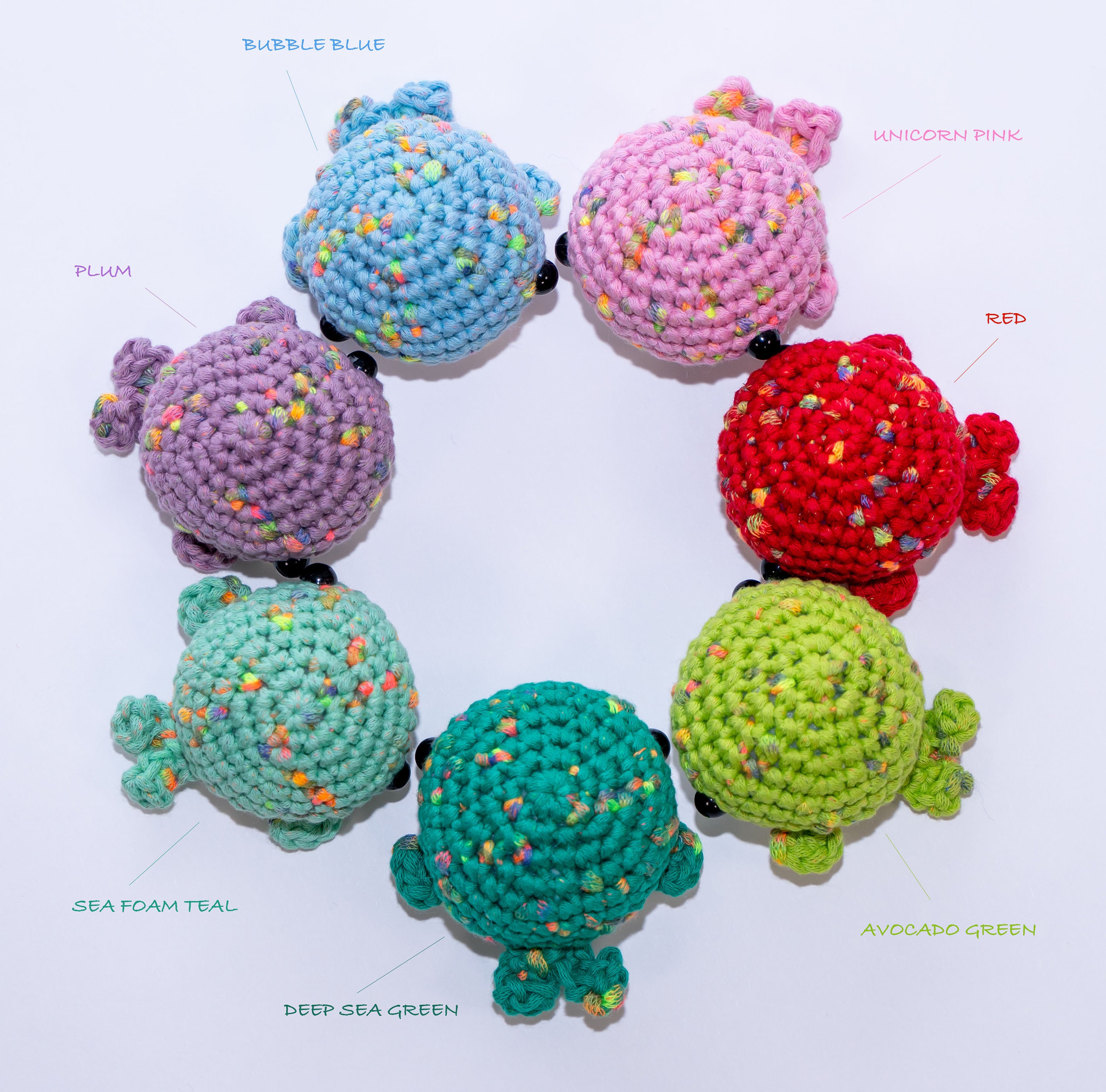 Crochet Barnacle Whale Keychain Cute Eyes/Sparkle Belly | Etsy