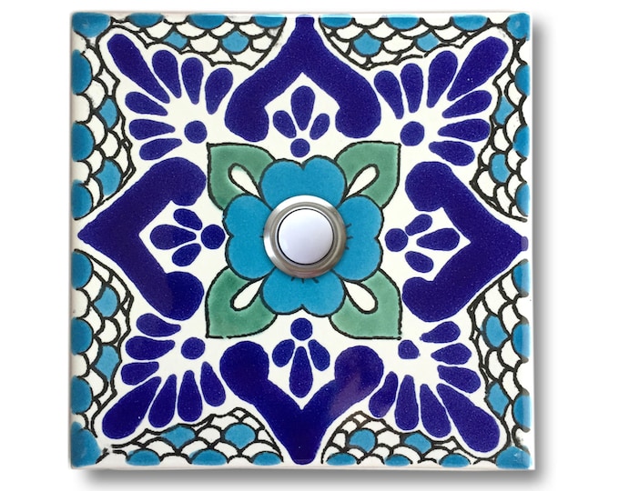 Doorbell 3x6 Handcrafted Ceramic Tile Cover With Lighted - Etsy