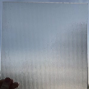 Clear Ribbed Catheral Textured Stained Glass - Etsy
