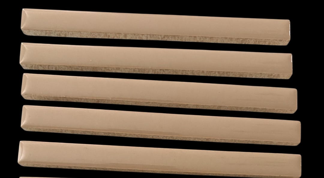 Tan Ceramic Pencil Tile Liner - Great for Restoration And/or Creative ...