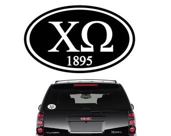 CHI OMEGA Sorority Sticker Pack Retro Bid Day 2024, Rush Merch, Big ...