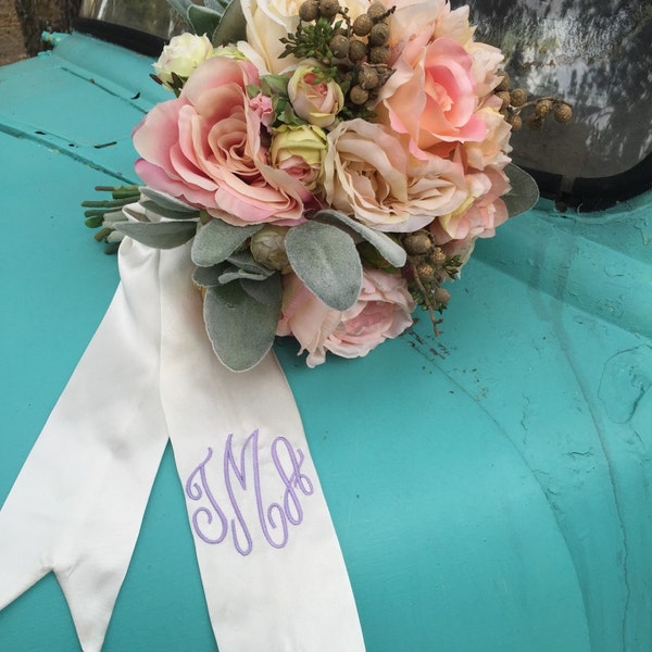 Sash for Flower Bouquet - Etsy