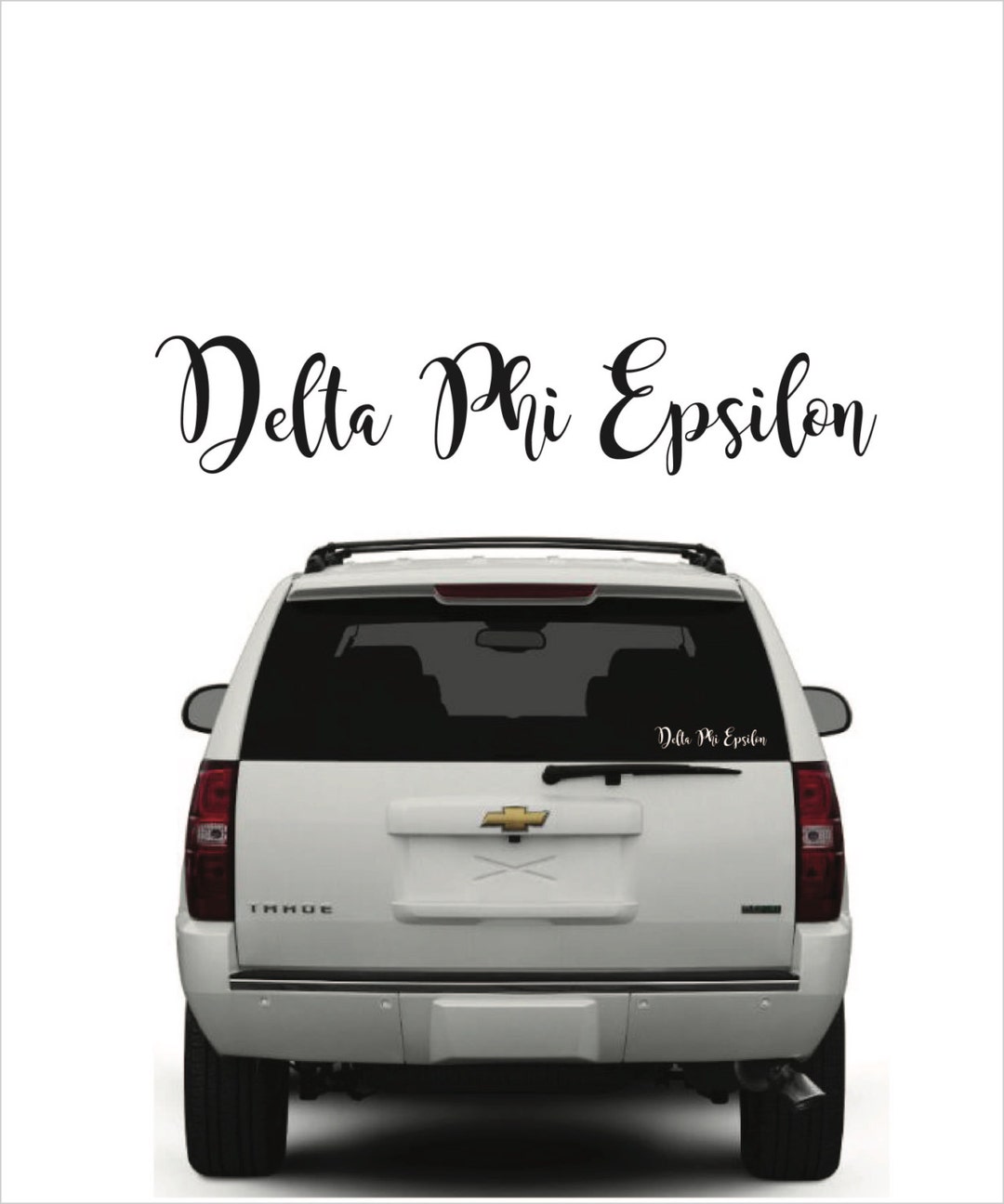 Delta Phi Epsilon // D Phi E //sorority Vinyl Car Window Decal magnolia Sky // Laptop Decal ...
