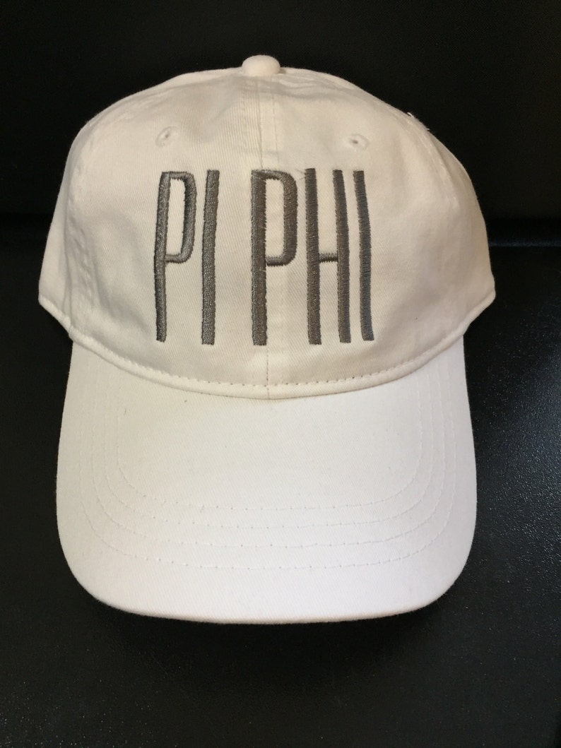 Pi Beta Phi // Pi Phi // Embroidered Sorority Baseball Cap // | Etsy