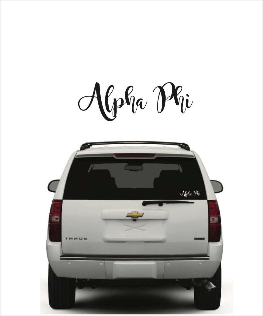 Alpha Phi // A Phi // Sorority Vinyl Car Window Decal (magnolia Sky ...
