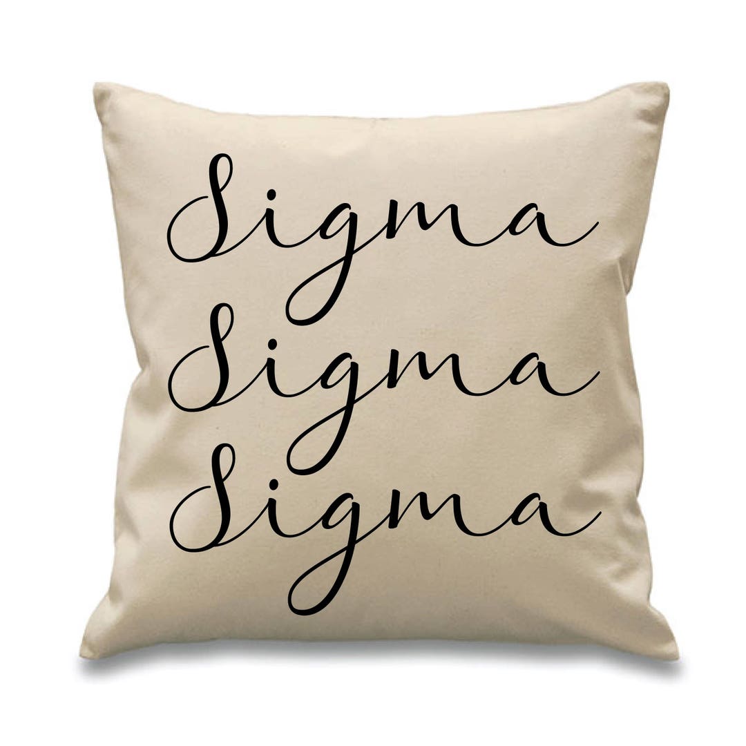 Sigma Sigma Sigma // Tri Sigma // Sorority Canvas Pillow // 17x17 ...