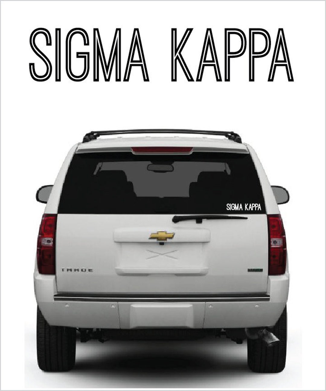 Sigma Kappa // Sig Kap // Window Decal // Laptop Sticker // Bid Day ...