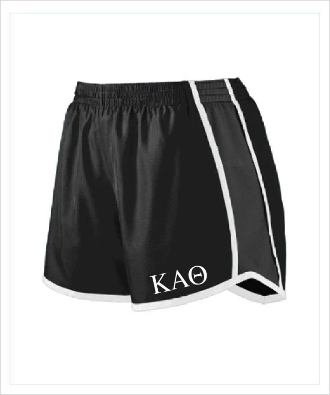 Kappa Alpha Theta KAO Sorority Athletic/running Shorts With Greek ...