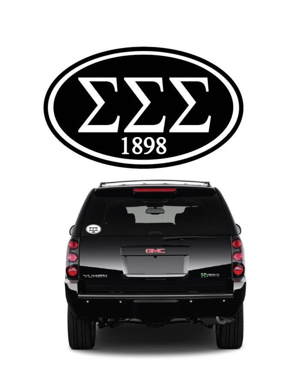 Sigma Sigma Sigma // Tri Sigma // Window Decal // Laptop Sticker // Bid ...