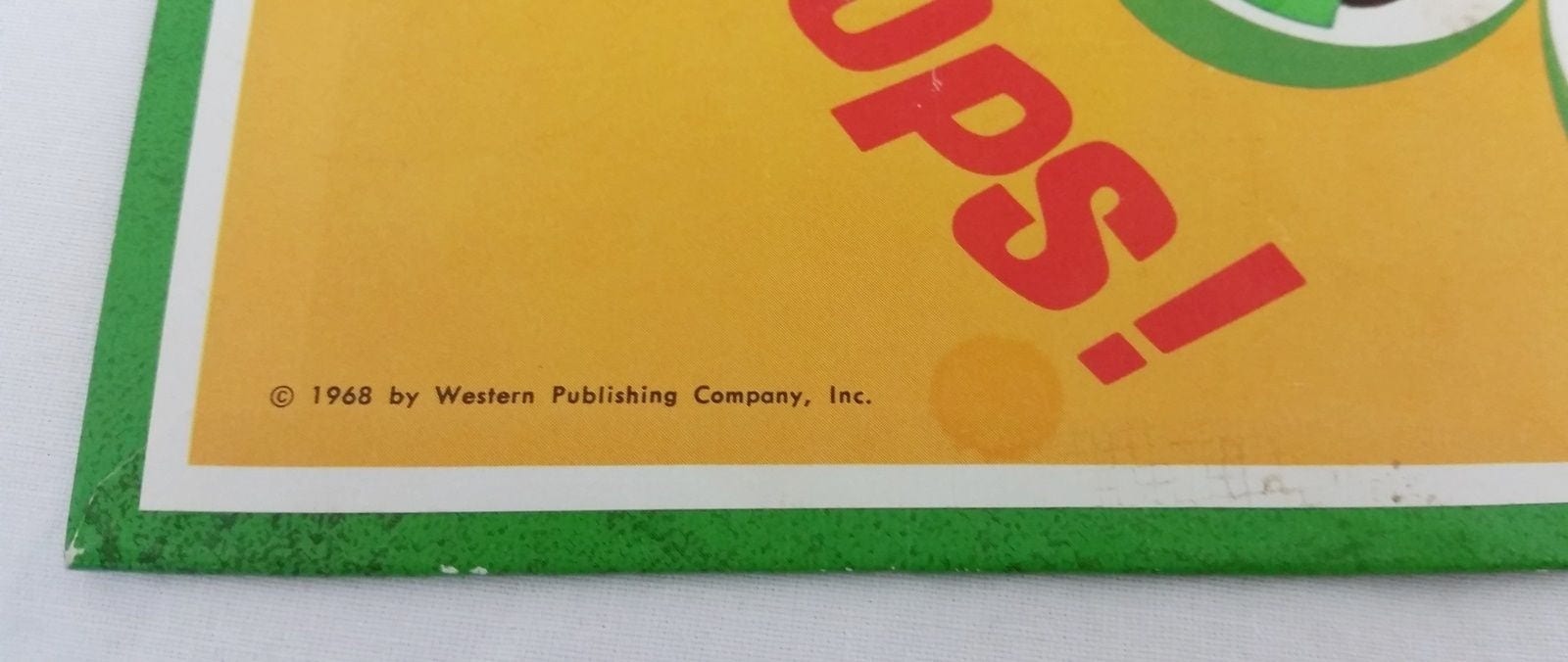 Vtg 1968 WHOOPS Game by Whitman Action Stunt Children's Game Complete ...