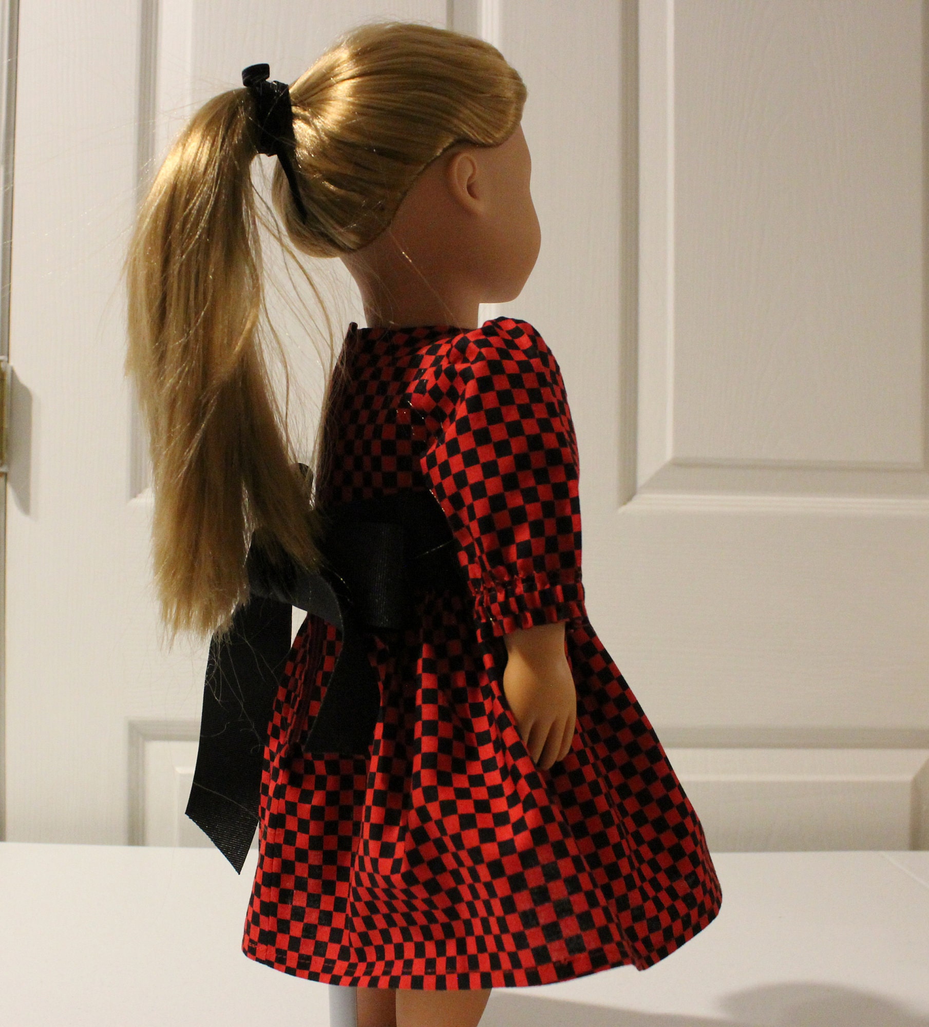 Christmas Doll Dress, 18 Doll Dress, Red Doll Dress - Etsy