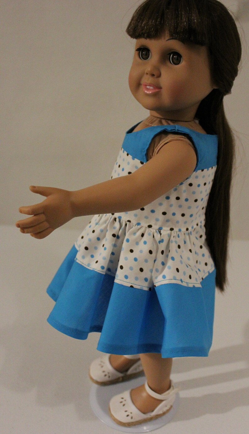 18 Inch Doll Dress18 Inch Dolldoll Dressdresspolka Dot Doll Dresshand Madeamerican Made