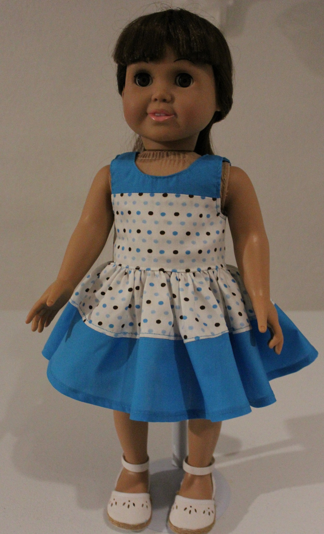 18 Inch Doll Dress 18 Inch Doll Doll Dress Dress Polka Dot Doll Dress